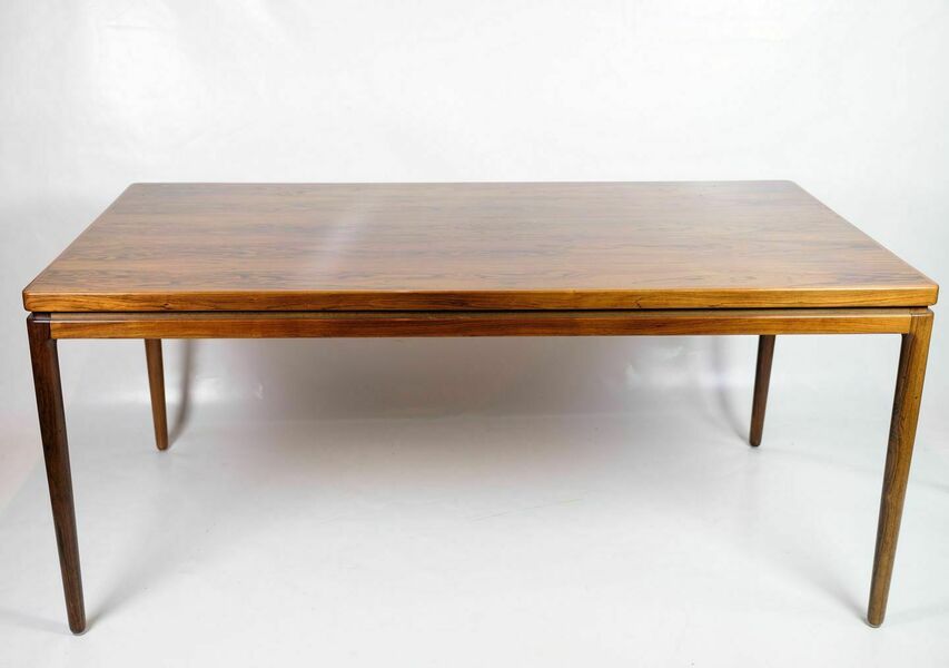 Dining Table With Extension Rosewood Johannes Andersen Chr. Linnebergs Møbelfabrik 1960s ...