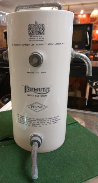 Early C20th Permutit No 1 Water Softener White Earthen Ware (Royal ...