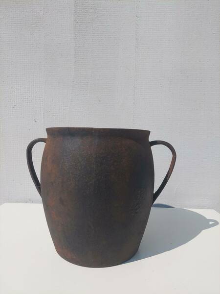 Antique Cast Iron Pot With Handle /Antique Cast Iron Pot /Antique Iron ...