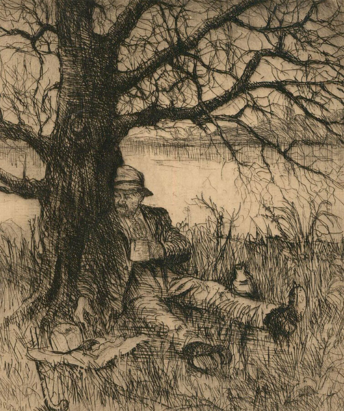 Herbert Cutner (1881 1969) Early 20th Century Etching, Spot Of Lunch ...