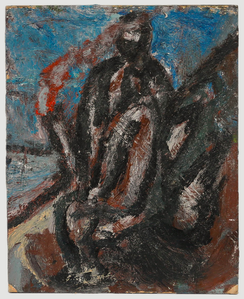 Ivan Bray (B.1967) 20th Century Oil, Seated Figure | Vinterior