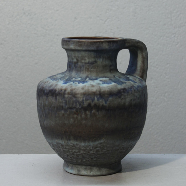 Vintage Friedgard Glatzle Karlsruhe Majolika Brutalist Ceramic Vase ...