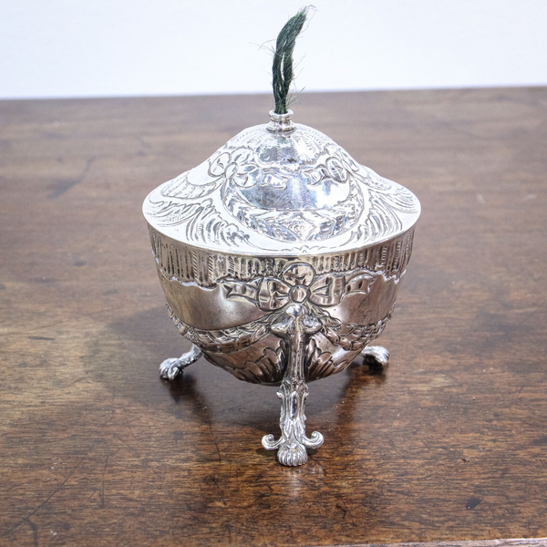 Victorian Silver String Box | Vinterior