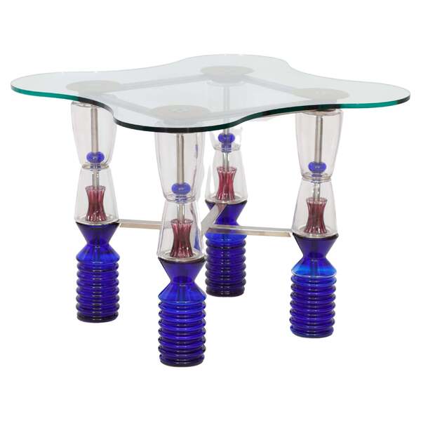 Van Praet & Val Saint Lambert One Of A Kind Crystal Gaming Table | Poss ...