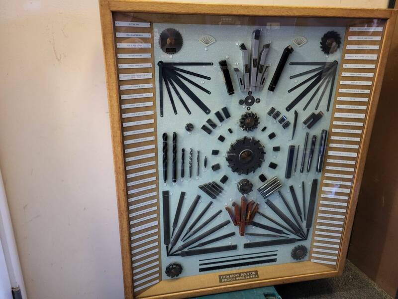 Firth Brown Tools Ltd Vintage Tools Advertising / Teaching Display ...