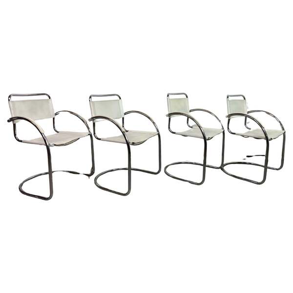 Tubular Steel Dining Chairs | Vinterior