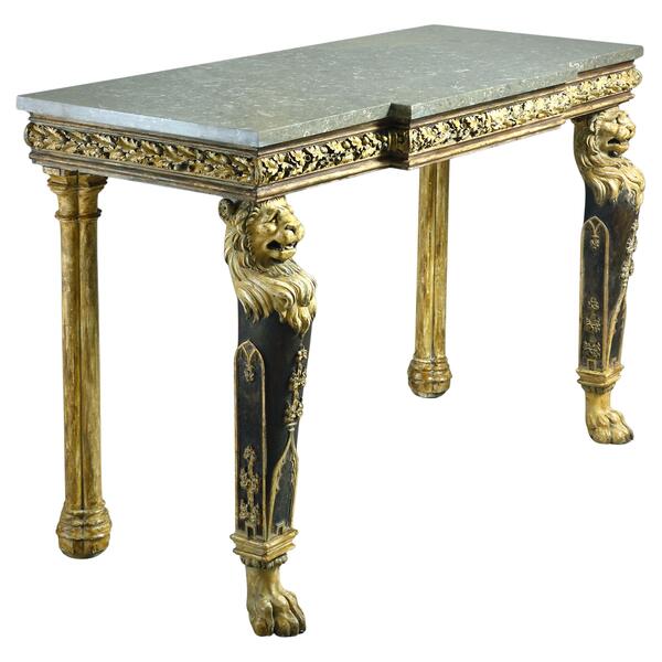 Pair Of Irish George IV Side Tables Attributed To James Del Vecchio Of ...