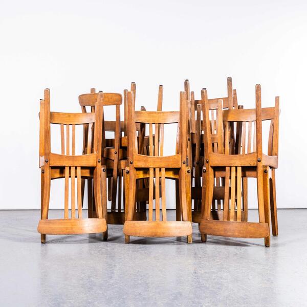 1950’s Stella Ribbed Angular Seat Dining Chairs | Vinterior