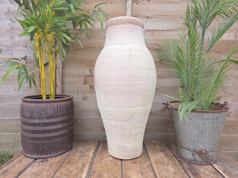 Rustic Mediterranean Terracotta Pot Roman Greek Urn Garden Planter ...