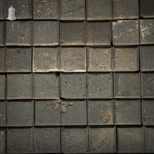 Reclaimed Stable Bricks, Staffordshire Blue 2 Block, 270 Pavers | Vinterior