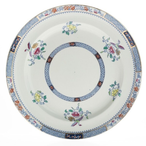 Antique Ironstone Ceramic Pottery Chinoiserie Pattern Transferware ...