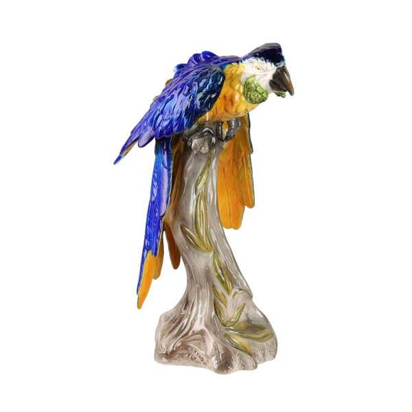 Vintage Parrot Coloured Ceramic Signature Italy 1980s 1990s | Vinterior