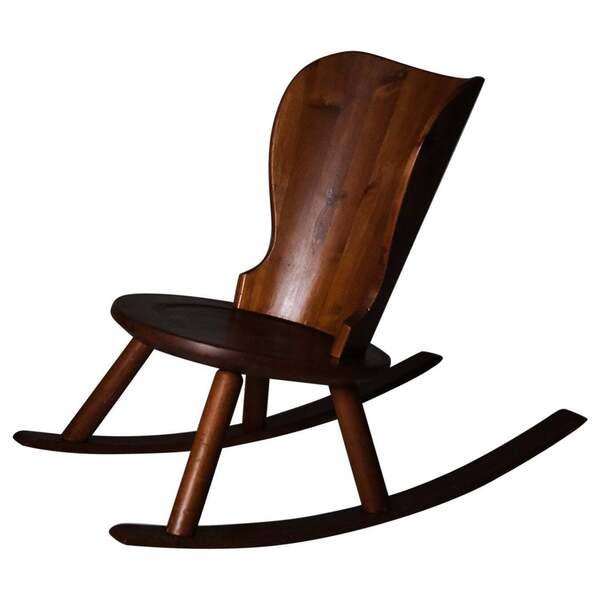 Swedish Pine Rocking Chair By Anonymous Designer, 1930s | Vinterior