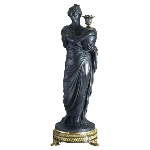 Thomas Hopper Bronzed Plaster Figure | Vinterior