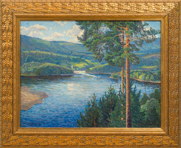 Carl Johansson Vangforsen, Ramsele – Northern Light On The Faxälven ...