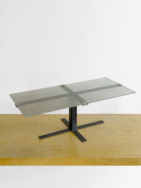 1950 Art Deco Modernist Bauhaus Constructivist Coffee Table Adnet Uam ...