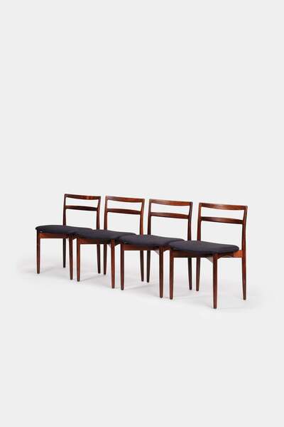 4 Harry østergaard Chairs, Denmark, 1960s | Vinterior