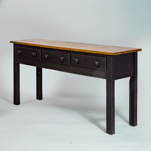 Painted Pine Console Table | Vinterior