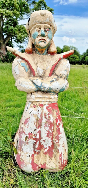 Unusual Fairground 8ft Tall Art Fibreglass Display Statue Figure Genie ...