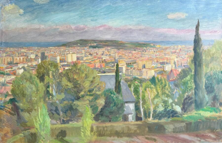 Ramon Pichot I Soler, 1980s, Vintage Barcelona Spain Oil On Canvas ...