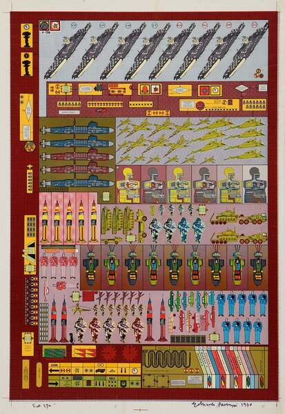 Eduardo Paolozzi Agile Coin Gross Decision Logic (1970) | Vinterior