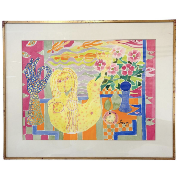 Jos Seeuws (1912 2003) Painting, Belgium, 1970s | Vinterior