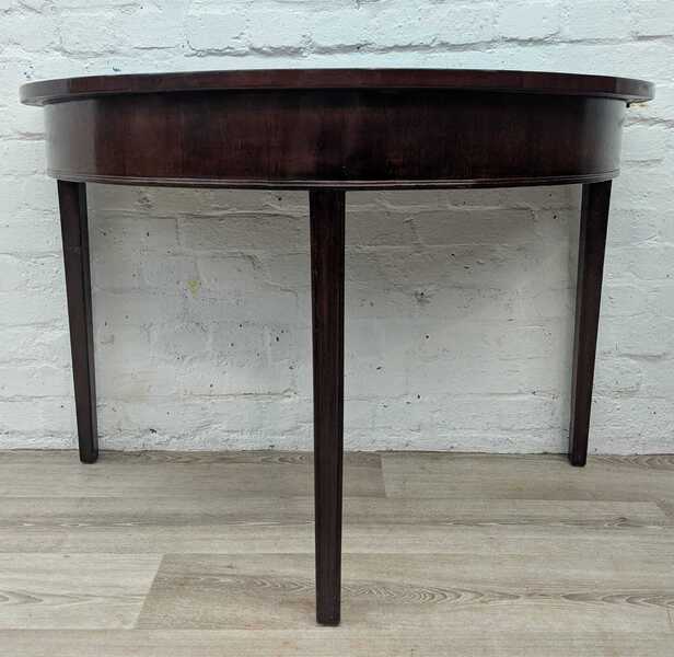 Georgian Mahogany D End Table | Vinterior