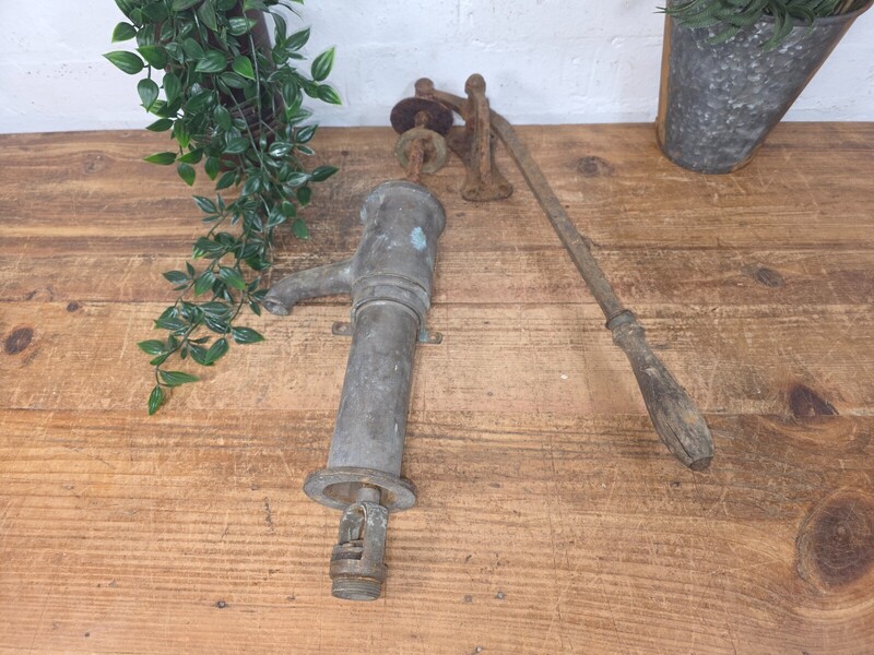 Antique 19th Century French Bronze Well Pump Garden Water Feature ...