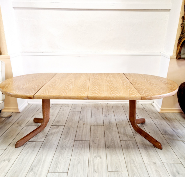 Vintage Dining Table German Herringbone | Vinterior