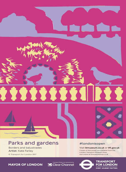 Tfl Parks And Gardens Original Vintage Poster | Vinterior