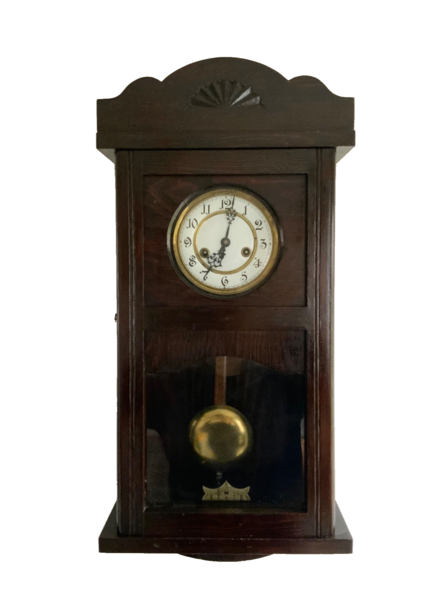 Antique Regulator Wall Clock With Gustav Becker Movement, Germany 1900s ...