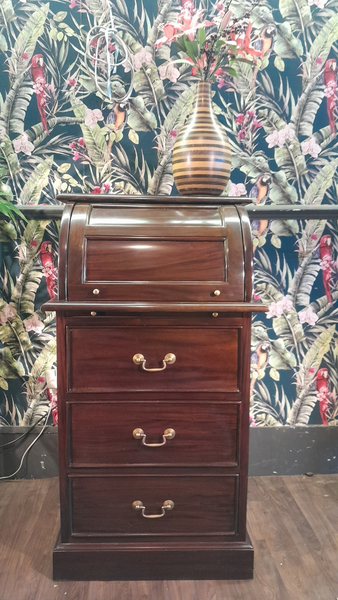 Elegant High Quality Reproduction Bureau Writing Desk With 3 Drawers ...