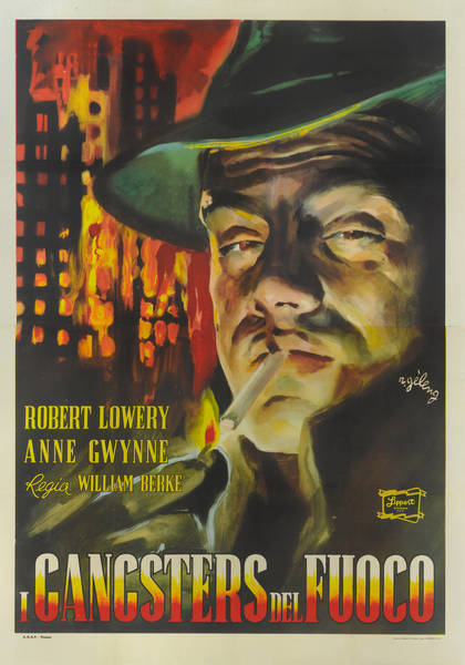 "I Gangsters Del Fuoco" Original Italian Film Poster | Rinaldo Geleng ...