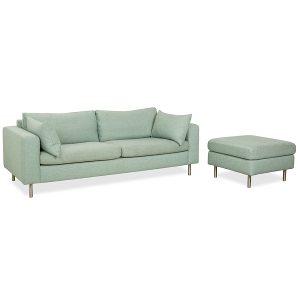 Bolia Scandinavia Fabric Three Seater Set Green Blue | Vinterior