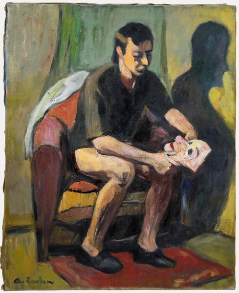 Georges Joubin (1888 1983) Mid 20th Century Oil, The Actor | Vinterior