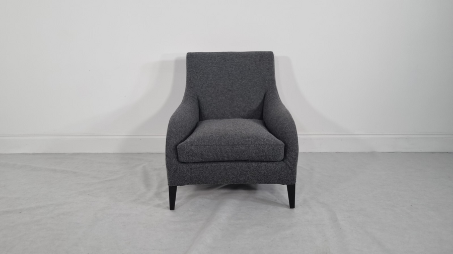 Bb Italia Florence F3 Armchair In Charcoal Wool In Stunning Condition ...