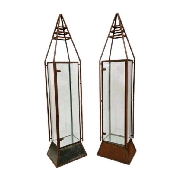 Antique Retail Display Cabinets Large Victorian In Industrial Style ...