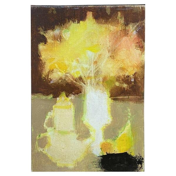 Unknownrene Leroy, French Modernist Still Life Oil Painting, Blaze Of ...
