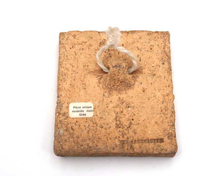 French Stoneware Ceramic Wall Hanging Sculpture By Les Argonautes, Bird ...