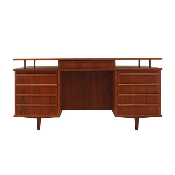 Teak Desk, Danish Design, 1970s, Manufactured In Denmark | Vinterior