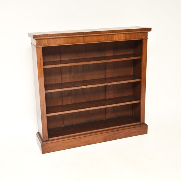 Antique Victorian Mahogany Open Bookcase | Vinterior