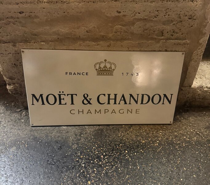 Vintage Moet & Chandon Sign, 1950s | Vinterior