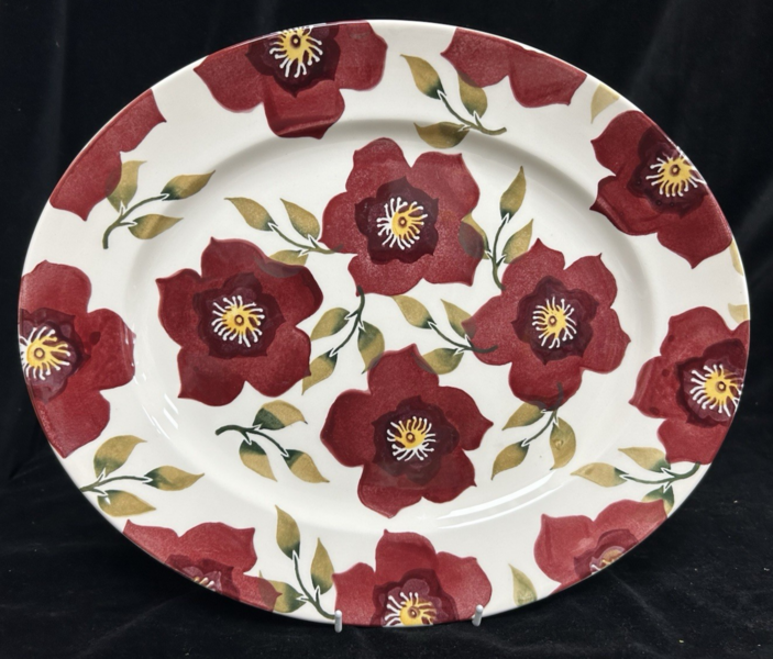 Emma Bridgewater Hellebore Christmas Rose Large Oval Serving Platter 36 ...