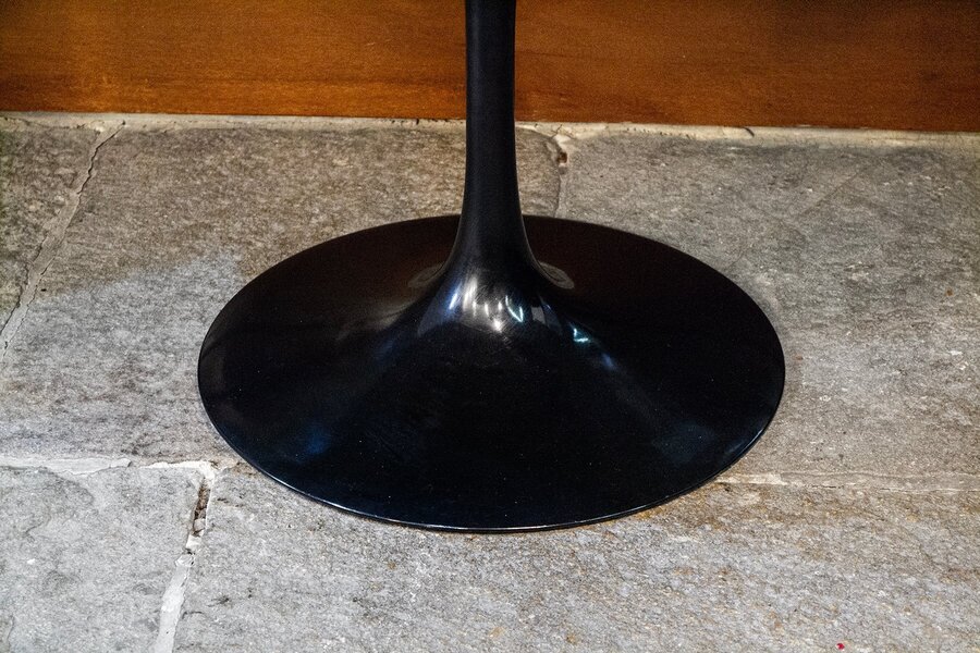 Tulip Oval Coffee Table With Marble Top By Eero Saarinen For Knoll ...