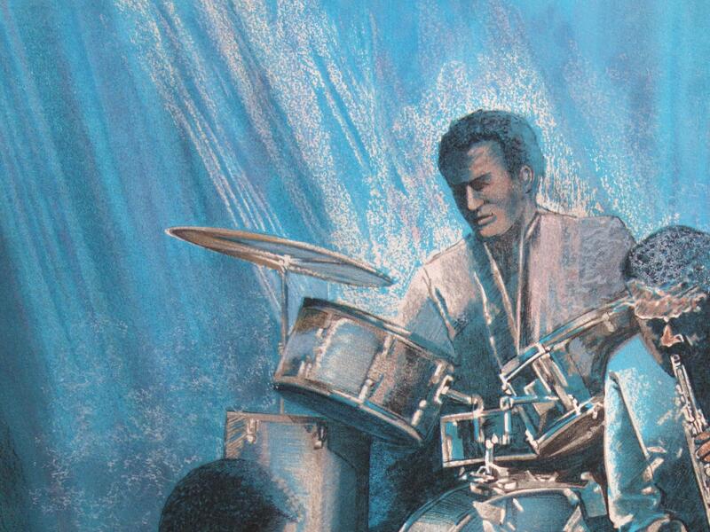 Pierre Jean Couarrazejazz Swing Original Handsigned Lithograph | Vinterior