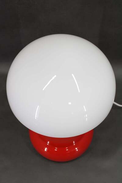 Opaline Glass Mushroom Table Lamp, Space Age, Czechoslovakia, 1970s ...