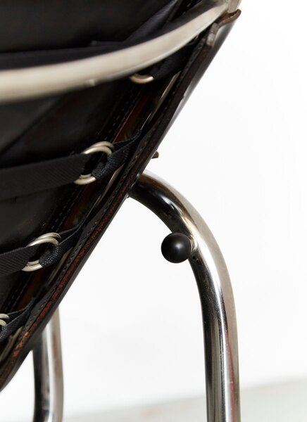 Vintage He1106 Armchair & He1104 Footstool By Hans Eichenberger For ...