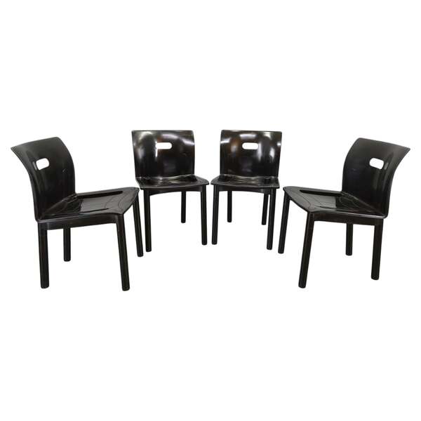 Set Of 4 Kartell Model 4870 Chairs By Anna Castelli Ferrieri | Anna ...