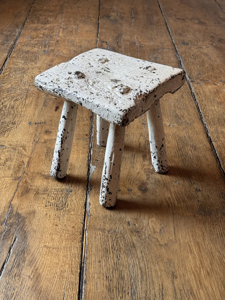 Rustic 19th Century Milking Stool | Vinterior
