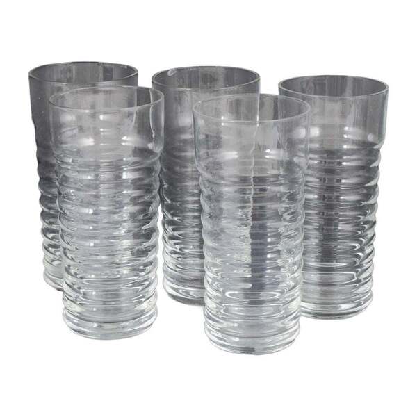 Nanny Still For Riihimäen Lasi. Five Drinking Glasses. 'Perpetum Mobile ...